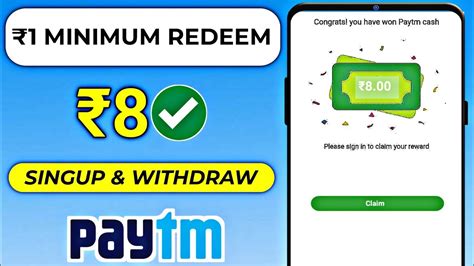 Minimum Redeem Add 1 Free Paytm Cash New Paytm Earning App Today