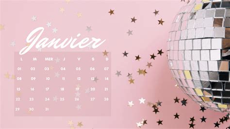 Fond d écran avec calendrier janvier 2024 Ralitsa Dimitrova