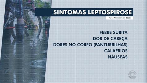 Leptospirose após cheias no RS 4 mortes 76 casos confirmados e 1 25