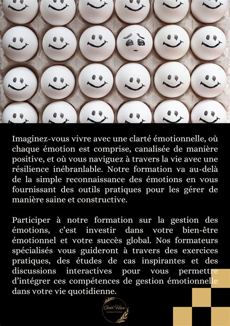 Maîtrisez vos émotions et libérez votre potentiel Gall Hope Conseils