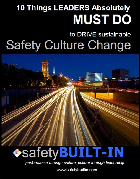 10 Safety Culture Change Doing Essentials Store Safety Culture Pros