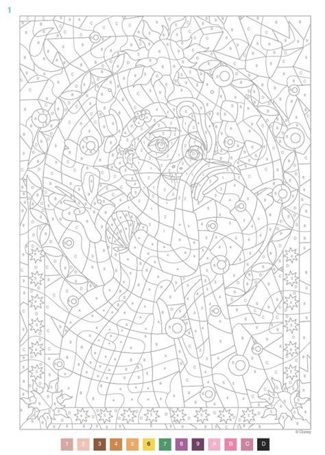 Coloriages Myst Res Disney Vitraux Hachette Fr