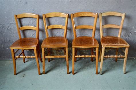 Vintage Bistrot Stühle 4er Set bei Pamono kaufen