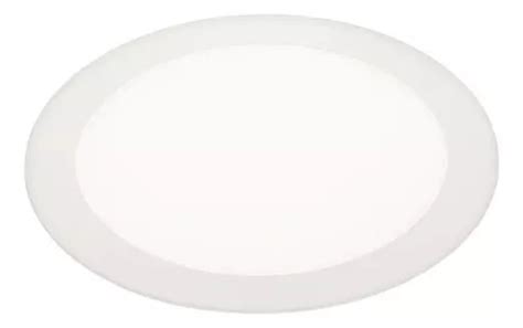 L Mpara Plaf N Led De Techo Elgin Redonda De Embutir Color Blanco V