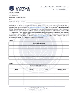 Fillable Online ENF 3004 FORM DCR Record No Fax Email Print PdfFiller