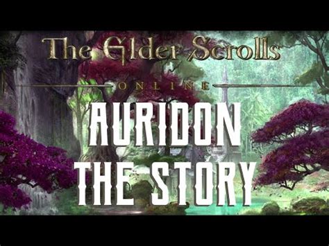 Auridon Story Recap The Elder Scrolls Online Aldmeri Dominion Youtube