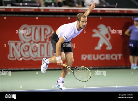 Ariake Coliseum Tokyo Japan 6th Oct 2017 Richard Gasquet FRA