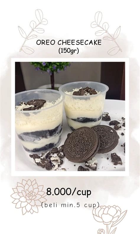 Dessert Box Oreo Cheesecake Makanan Minuman Kue Kue Di Carousell