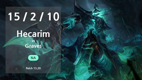 Hecarim Jungle Vs Graves NA Master Patch 13 20 YouTube