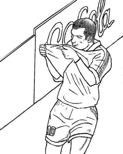 Disegni di Kylian Mbappé da Colorare