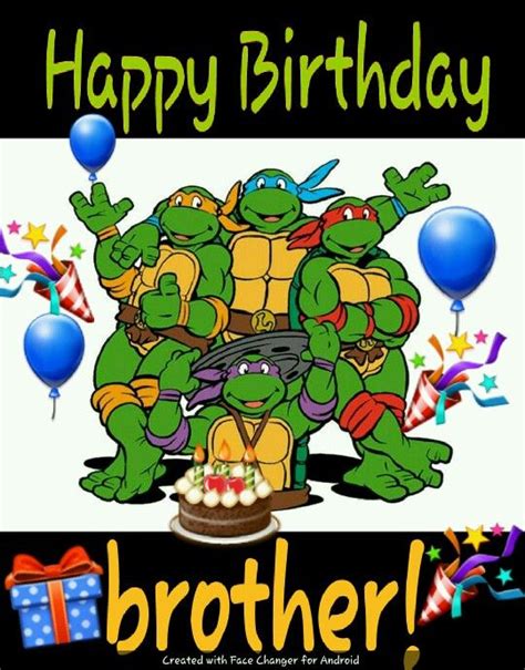 7 Best Images Of Free Printable Ninja Turtle Happy Birthday Free
