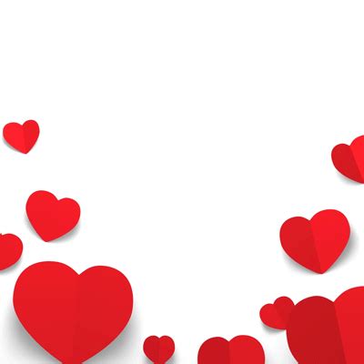 Simple Red Heart Hand Drawn Illustration In Doodle Style Clip Art