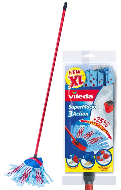 VILEDA MOP PASKOWY SuperMocio 3 ACTION VELOUR KIJ 7594197503 Allegro Pl