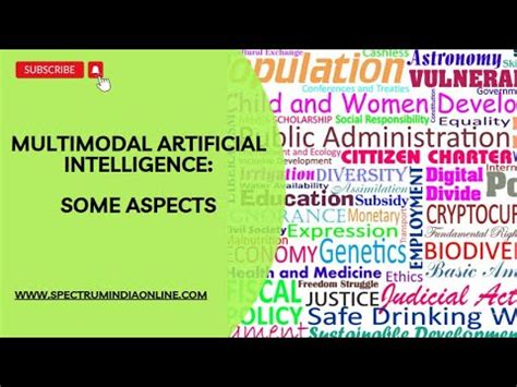 Multimodal Artificial Intelligence Some Aspects YouTube