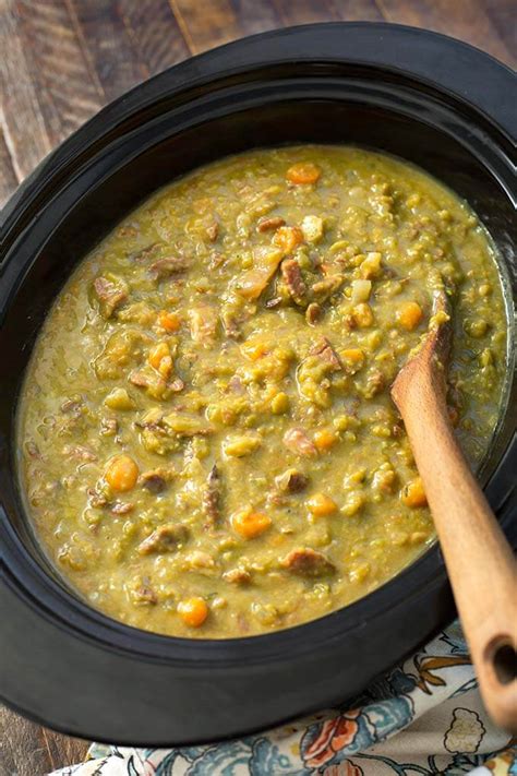 Soupe aux pois cassés à la mijoteuse Gourmet tout simplement heureux