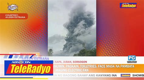 Ilang Residente Sa Sorsogon Kusang Lumikas Dahil Sa Pagputok Ng Bulkang