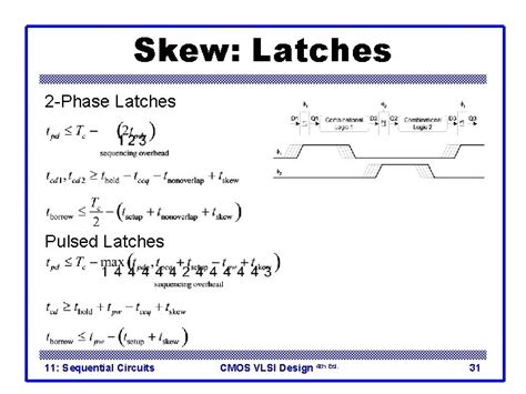 Lecture 11 Sequential Circuit Design 11 Sequential Circuits