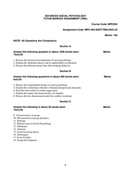 Ignou Mpc Solved Assignment