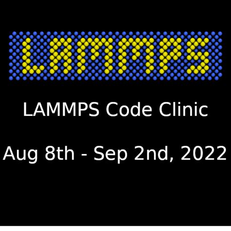 lammps code clinic 2022