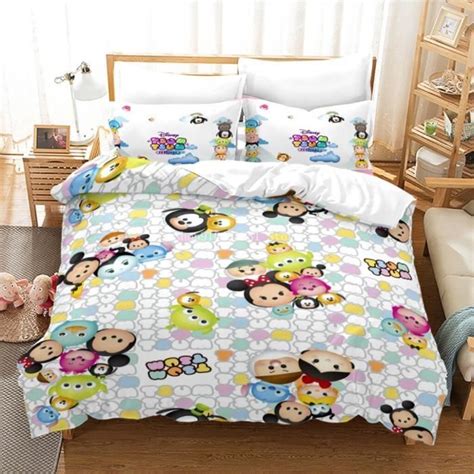 NMP 860 Parure de lit dessin animé Disney Mickey Minnie housse de
