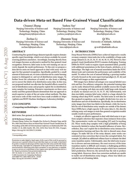 data driven meta set based fine grained visual classification deepai