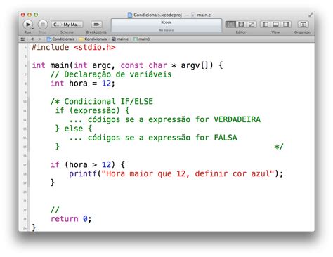 Quaddro Macmagazine Programando Em C Estruturas Condicionais