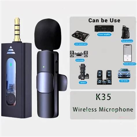 3 5mm Supported Devices K35 Wireless Single Microphone Daraz Np