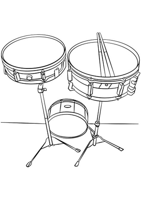 92 Desenhos De Instrumentos Musicais Para Imprimir E Colorir