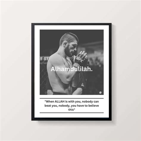 Khabib Nurmagomedov Khabib Quote Khabib Religious Quote Khabib