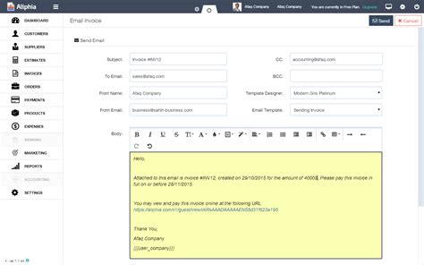 Visiting Invoice Email Message Template Psd File For Invoice Email