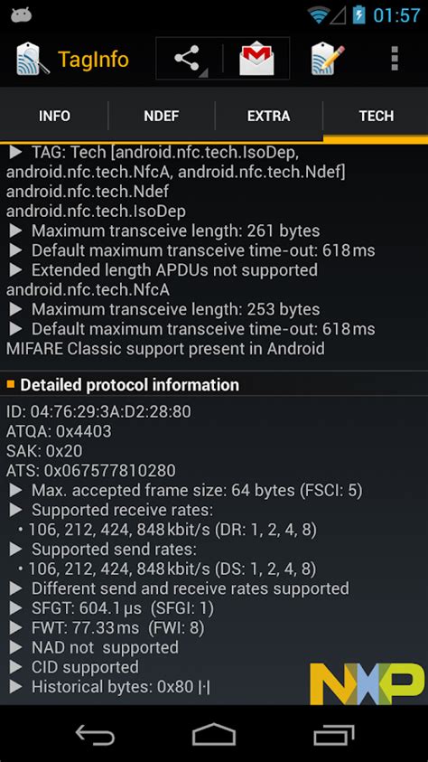Nfc Taginfo By Nxp Android Apps On Google Play