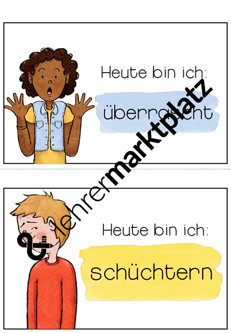 Heute F Hle Ich Mich K Rtchen Um Gef Hle Zu Benennen Und