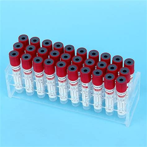 China Tubo de recolección de sangre al vacío de color rojo activador de