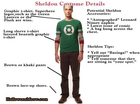 Sheldon Costume For Halloween Big Bang Theory Halloween Costumes Sheldon Big Bang Theory
