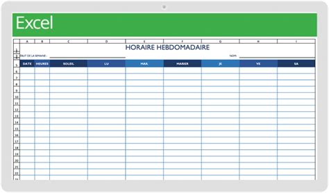 Modèles Word et Excel gratuits de planning de travail Smartsheet