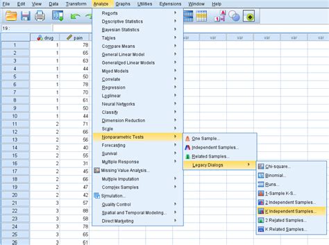 How To Perform A Kruskal Wallis Test In Spss