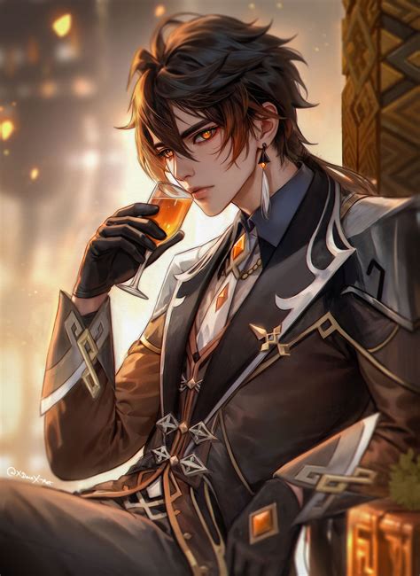 Zhongli Fan Art Genshin Impact HoYoLAB