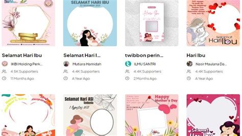 40 Link Twibbon Ucapan Selamat Hari Ibu 2022 Desainnya Cantik Dan