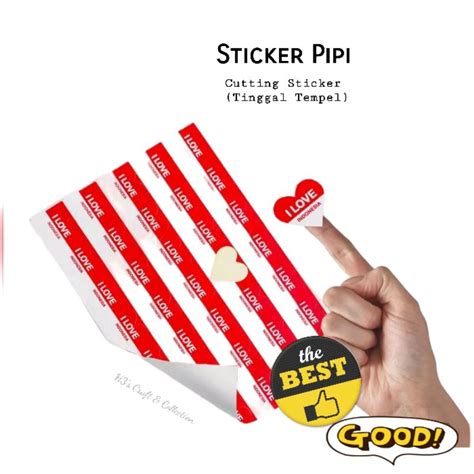 Jual Tempelan Pipi Bendera Sticker Pipi Merah Putih Indonesia
