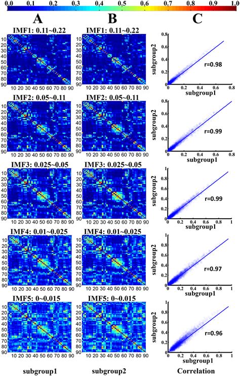 split half reproducibility of the frequency dependent functional download scientific diagram