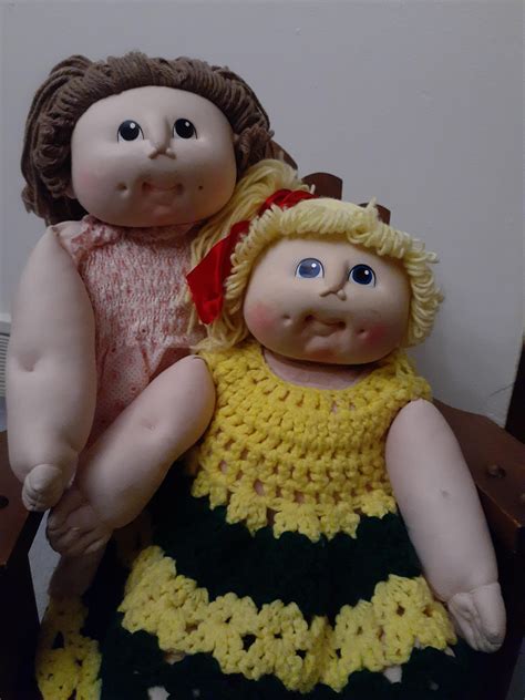 Couple Cabbage Patch Dolls My Mom And Aunt Made Me Back When The Dolls