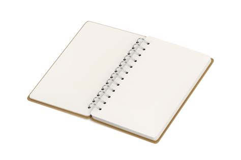 Cuaderno Espiral En Blanco Foto Premium