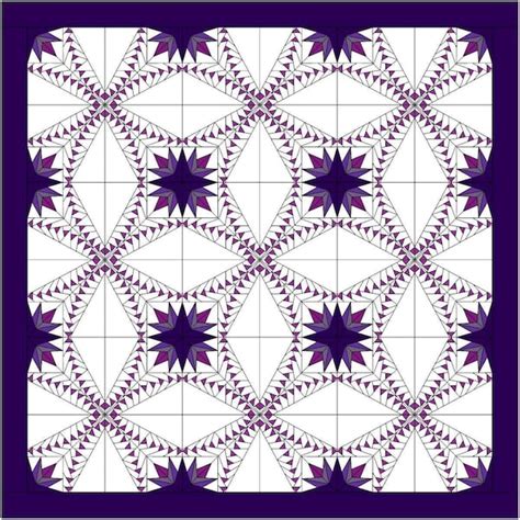 Foundation Paper Pieced Double Wedding Ring Quilt Pattern Etsy