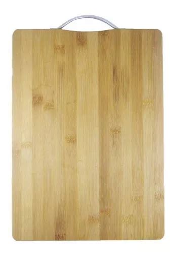 Tabla de cortar de cocina de bambú con mango MercadoLibre