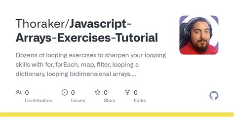 Github Thoraker Javascript Arrays Exercises Tutorial Dozens Of