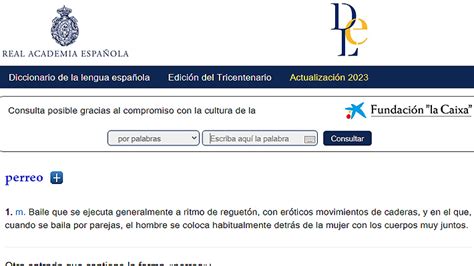 RAE Agrega Nuevas Palabras A Su Diccionario Perreo Y VAR Entre Ellas