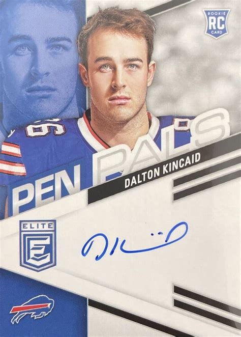 Dalton Kincaid Score Rookie Signatures Price Guide Sports