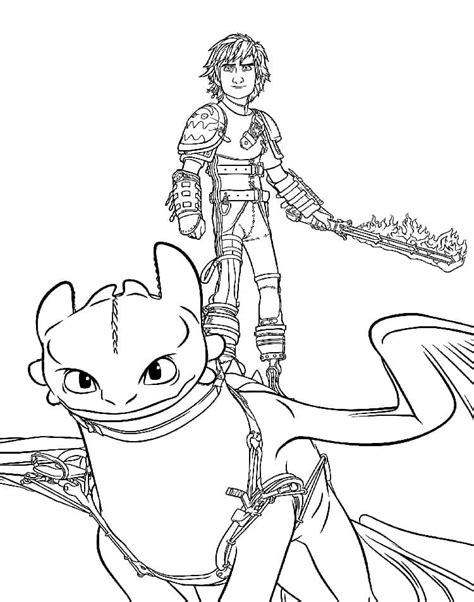 Desenho De Banguela De Como Treinar O Seu Drag O Para Colorir