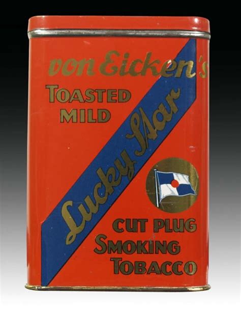 Lucky Star Tin Antique Tobacco Tins Collectibles