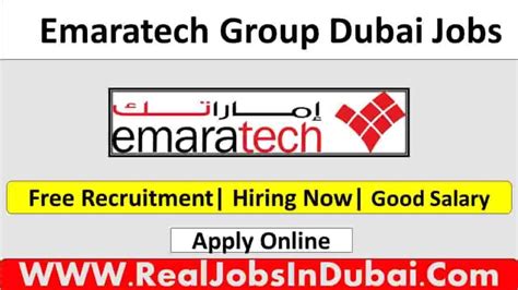 Emaratech Hiring Staff In Dubai UAE 2024 RealJobs